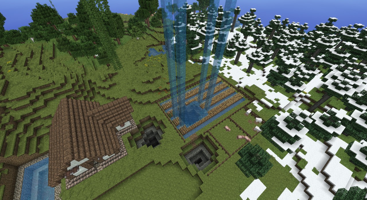 Floating Farm! 20th subscriber special! Minecraft Map