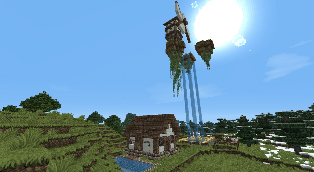 Floating Farm! 20th subscriber special! Minecraft Map