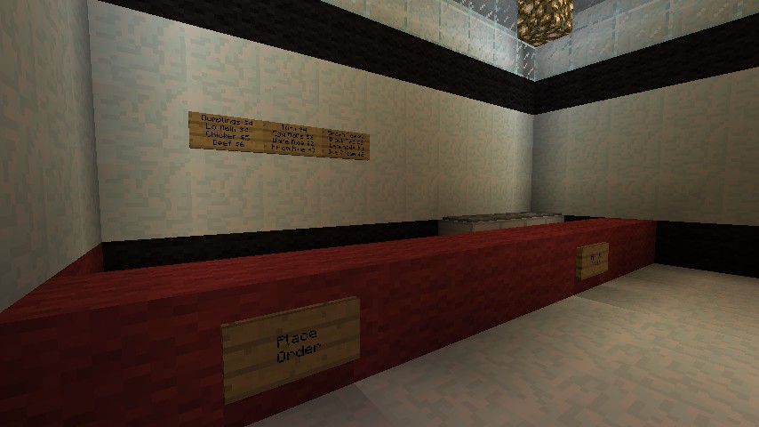 China Wok - Chinese Take-Out Restaurant Minecraft Map