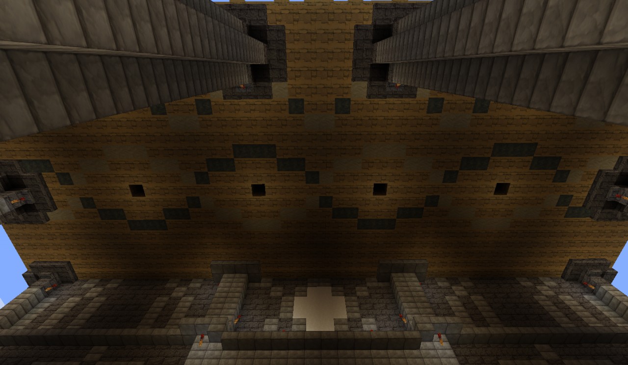 Temple of the Holy Creeper (greek / roman style) Minecraft Map