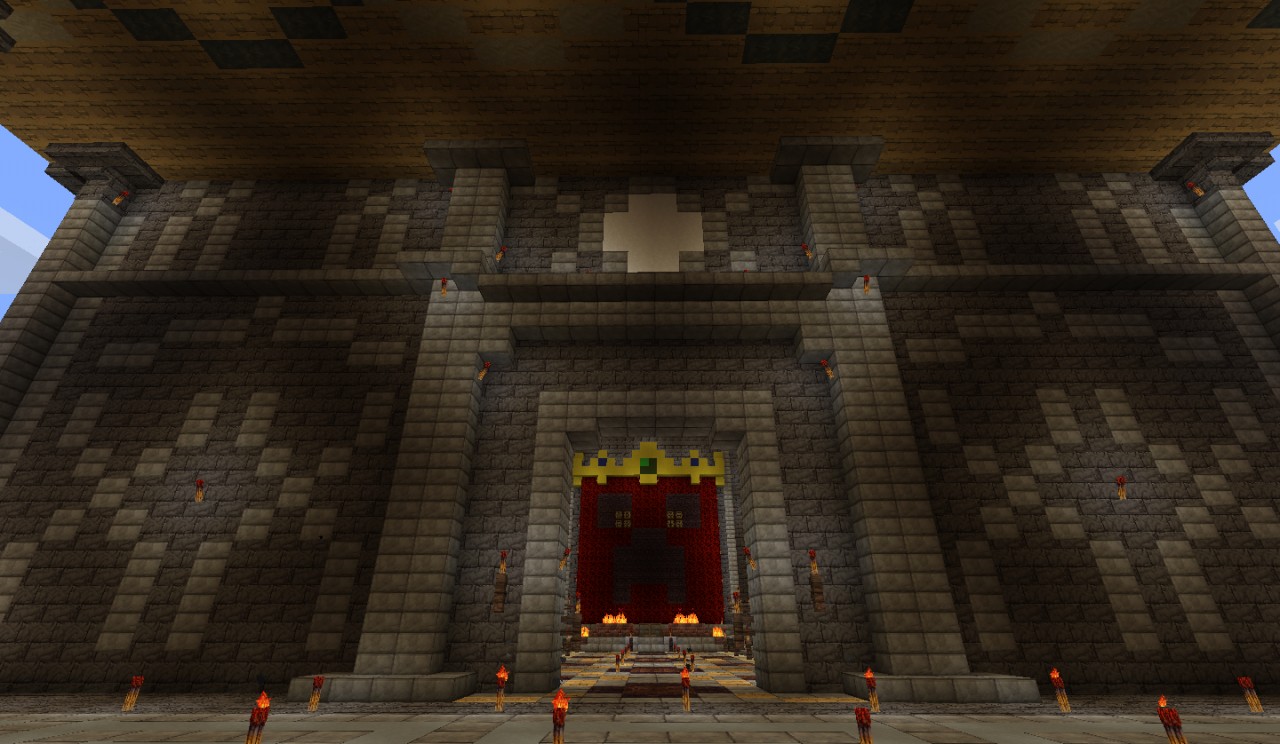 Temple of the Holy Creeper (greek / roman style) Minecraft Map