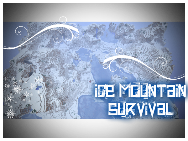 " Ice Mountain Survival '' Minecraft Map