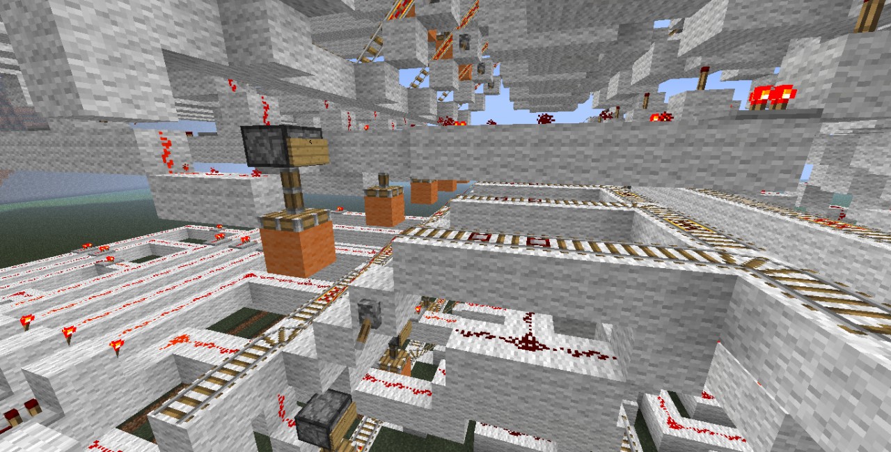 Minecart Bank System [20Slot] Minecraft Map