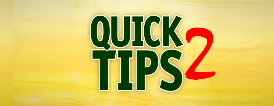 Tips on 2: How to keep your projects remembered/looked at