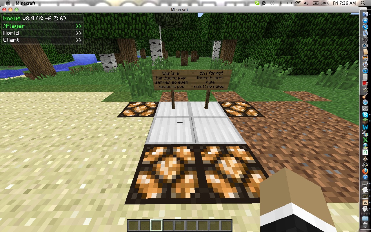 le hardcore pvp Minecraft Server