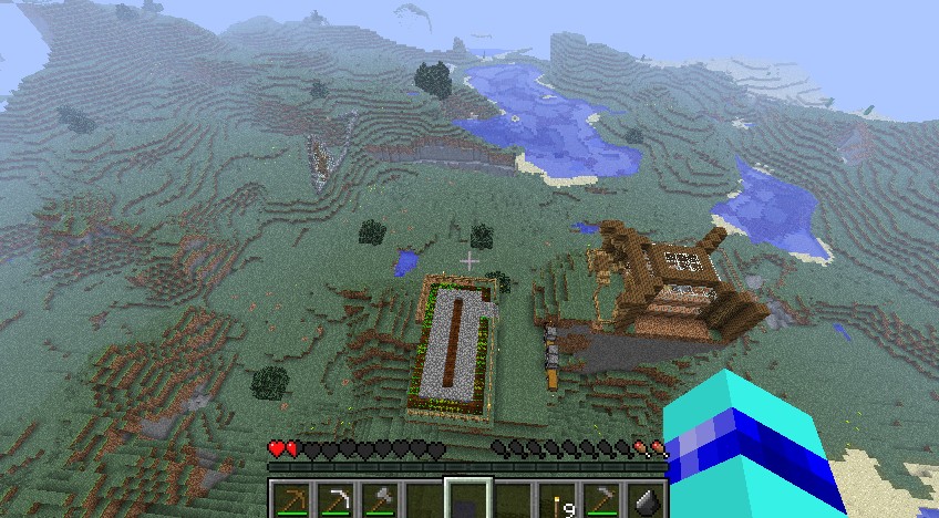 Japanese style house Minecraft Map