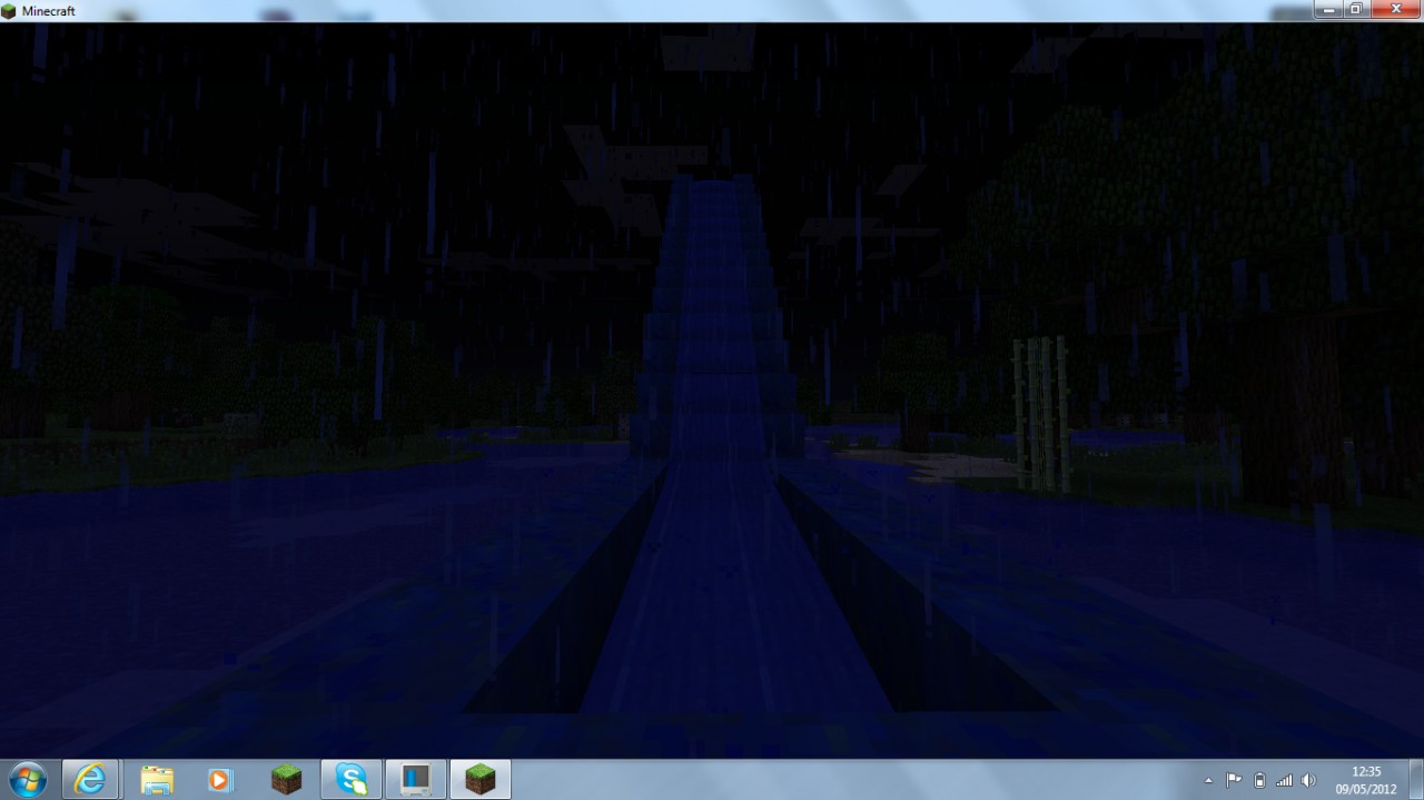 Water slide! Minecraft Map