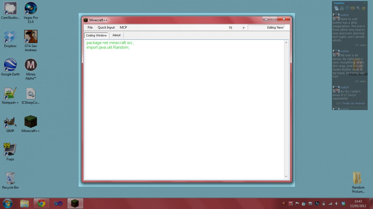 MineCoder++ 'A Minecraft modding program for coders' Minecraft Mod