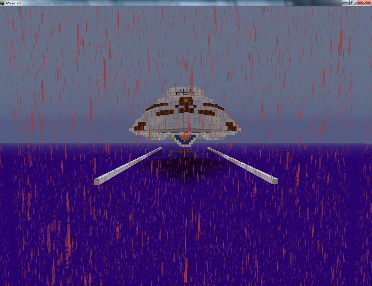 USS Voyager- 1/4 scale Minecraft Map