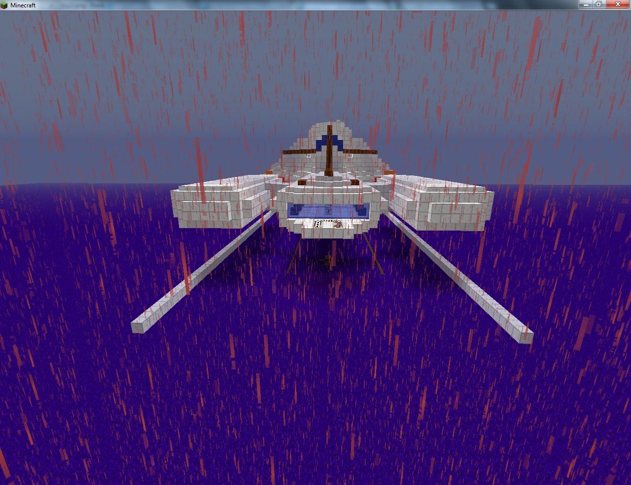 USS Voyager- 1/4 scale Minecraft Map