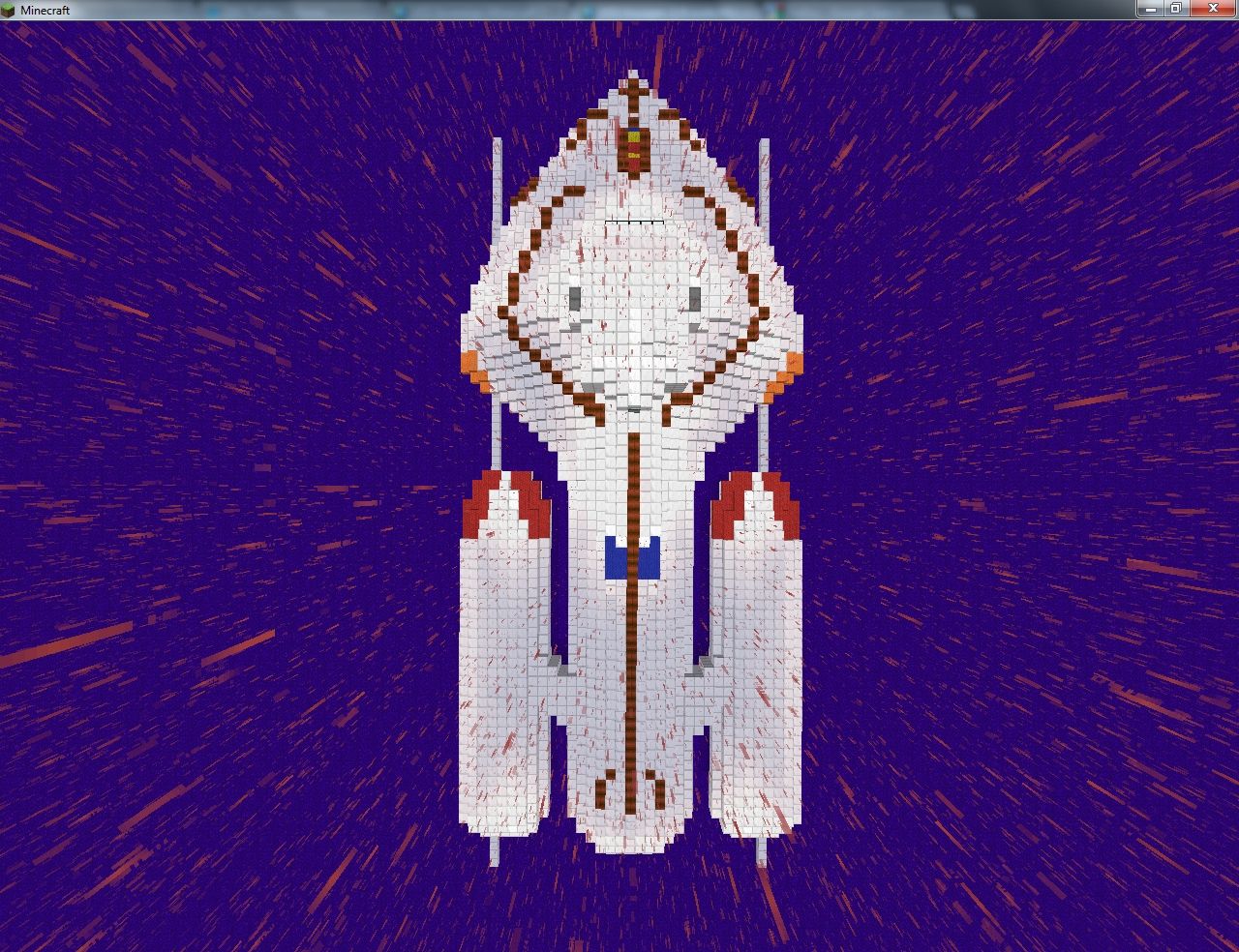 USS Voyager- 1/4 scale Minecraft Map