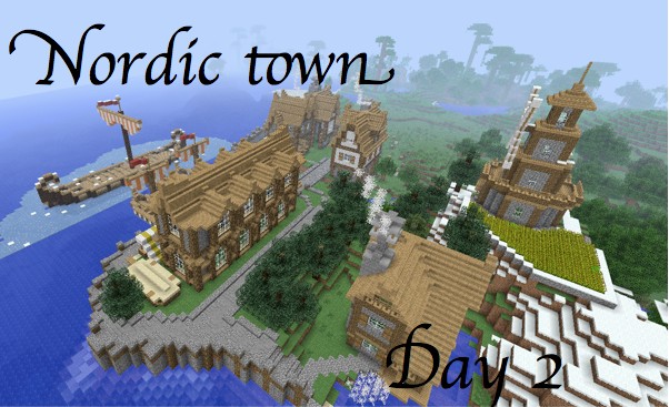 Nordic town build (download now available) Minecraft Map
