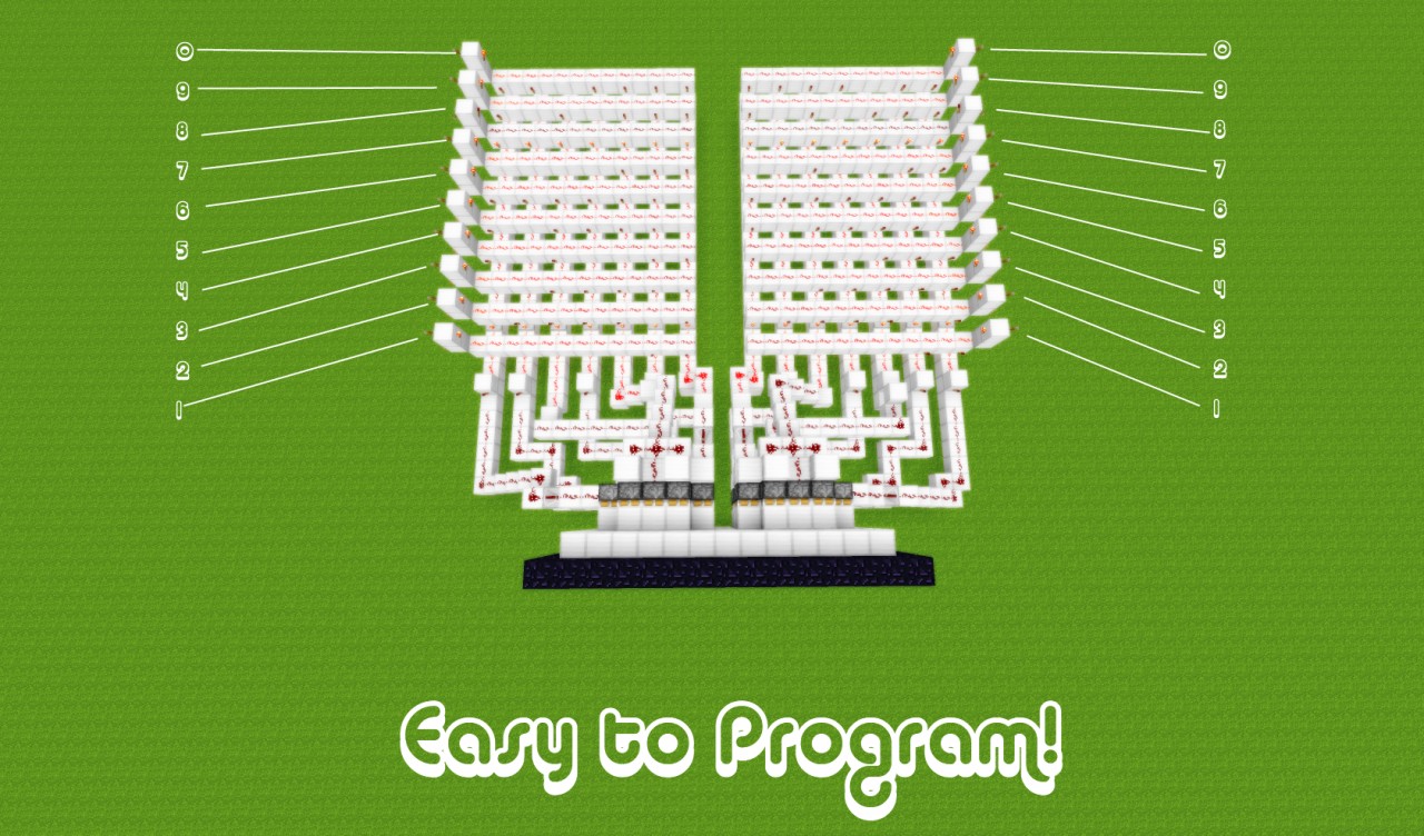 Simple 2 Digit Display Minecraft Map