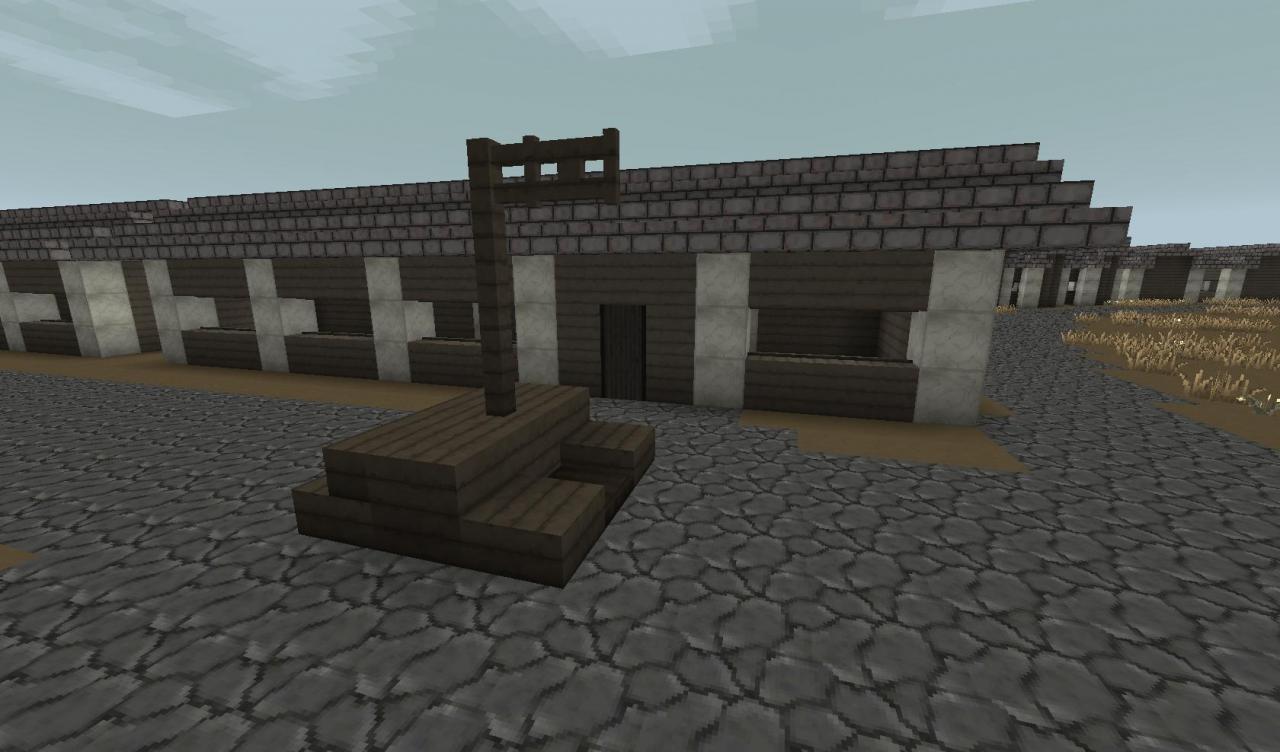 Rebuild of German concentration camp Sachsenhausen Minecraft Map