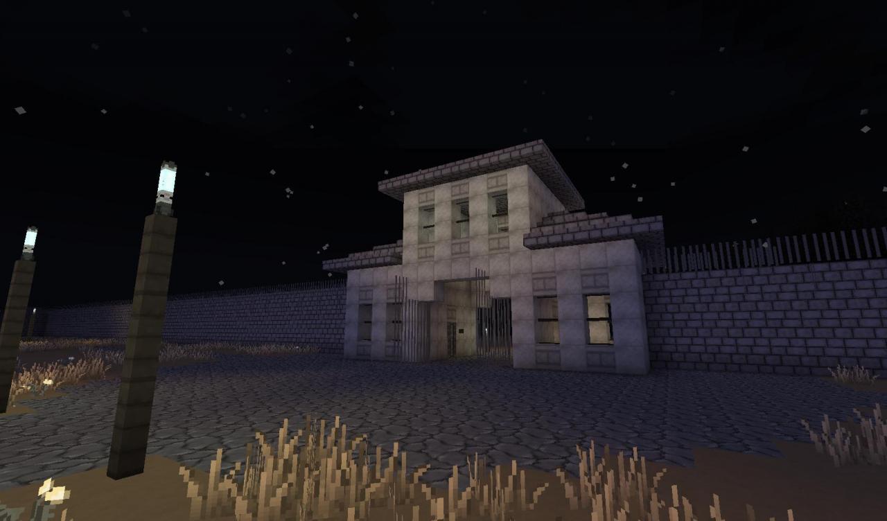 Rebuild of German concentration camp Sachsenhausen Minecraft Map