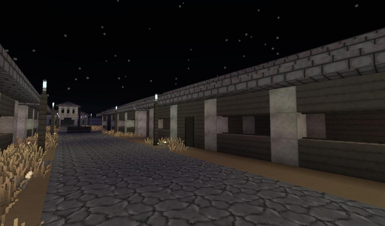 Rebuild of German concentration camp Sachsenhausen Minecraft Map