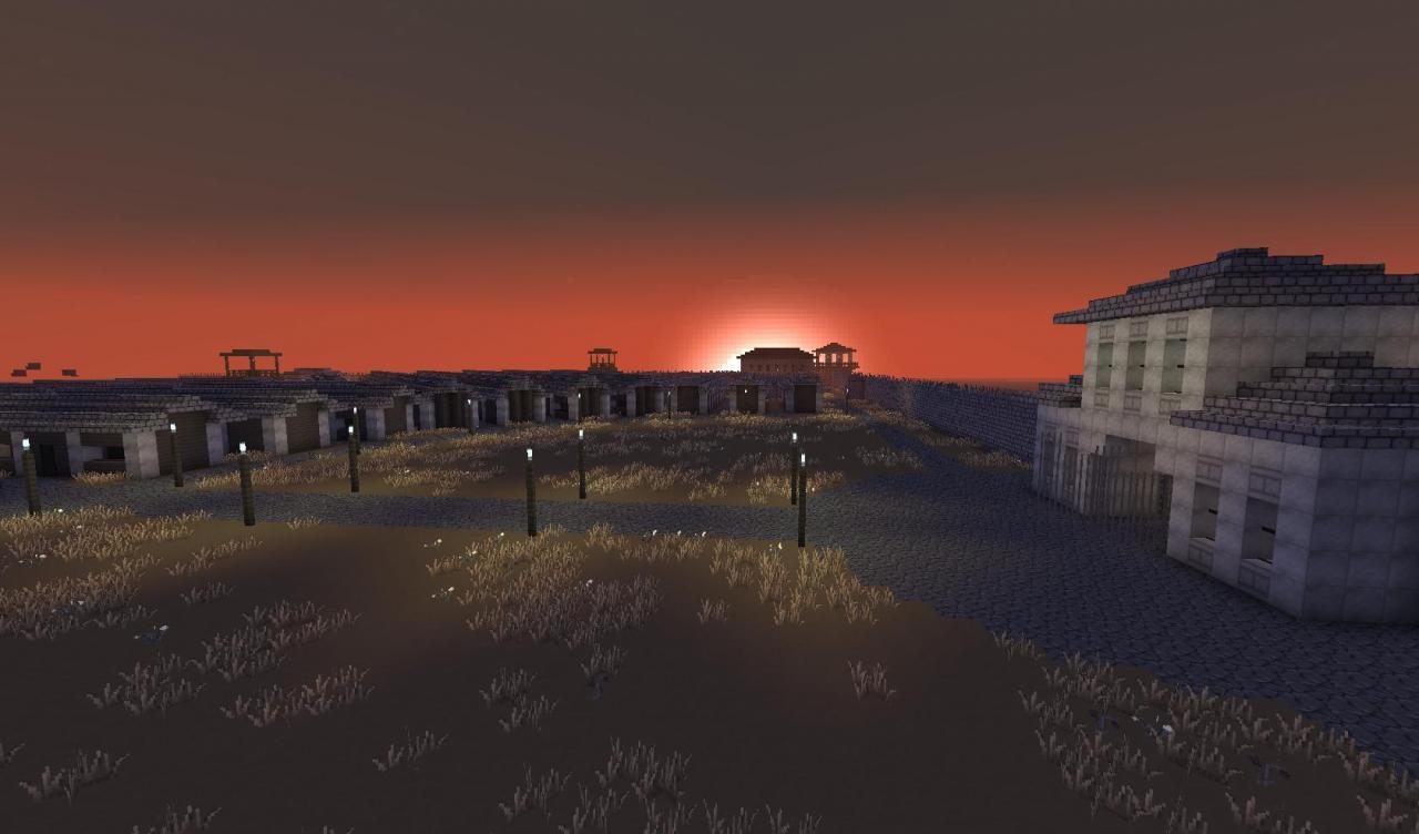 Rebuild of German concentration camp Sachsenhausen Minecraft Map