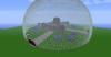 Castle inside Dome Minecraft Map
