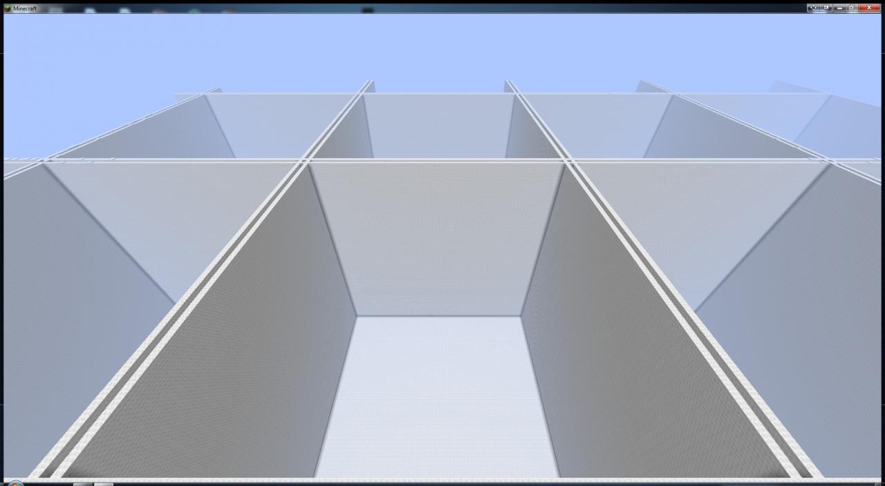 Empty Pixel ART Space. Use full for servers. Minecraft Map