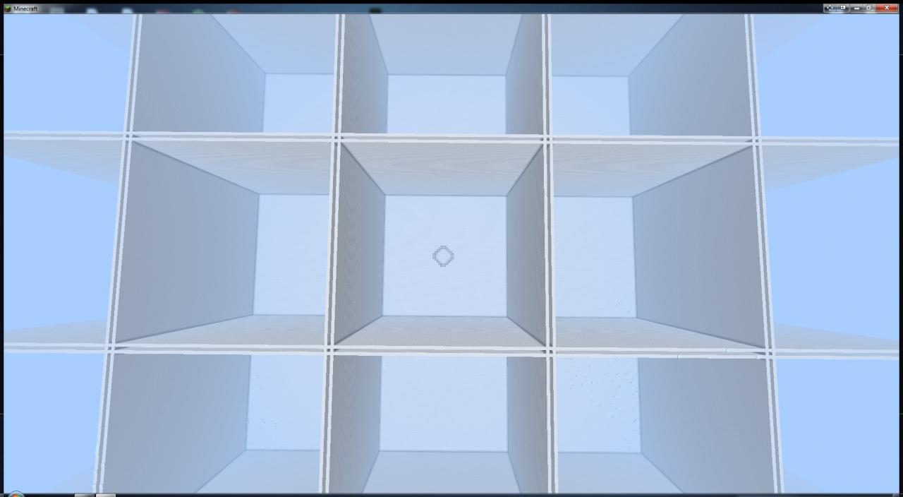 Empty Pixel ART Space. Use full for servers. Minecraft Map