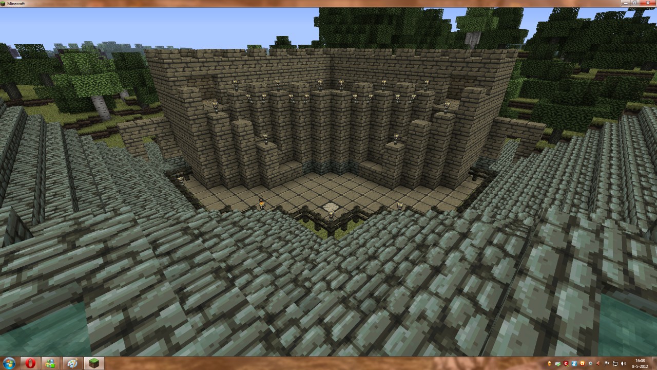 Front of theatre Minecraft Map
