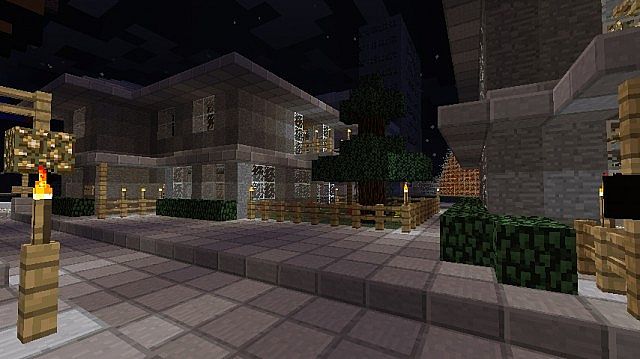 Modern City Block Minecraft Map