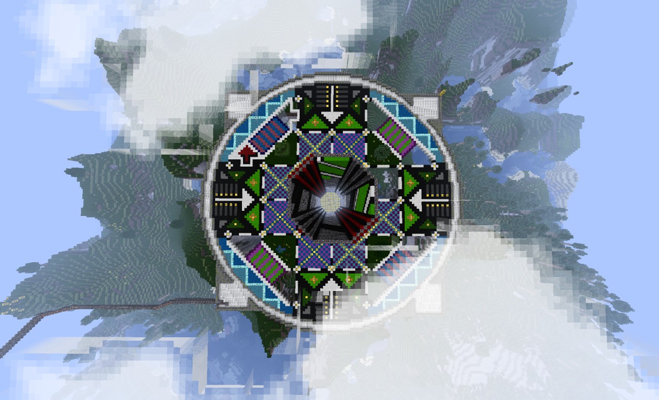 mega art structure Minecraft Map