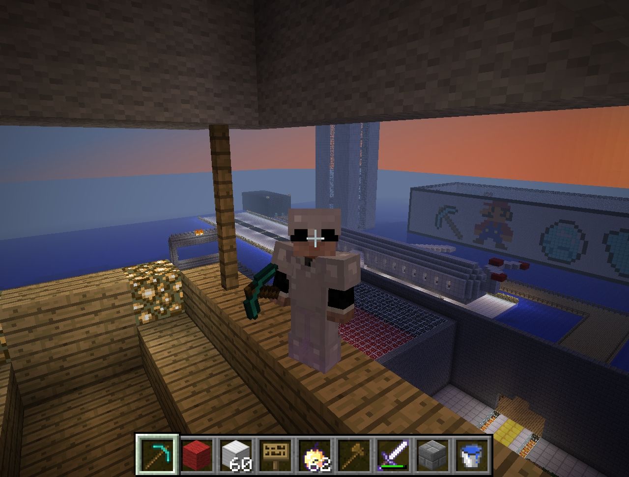 Pixel Art And 3d structures Minecraft Map