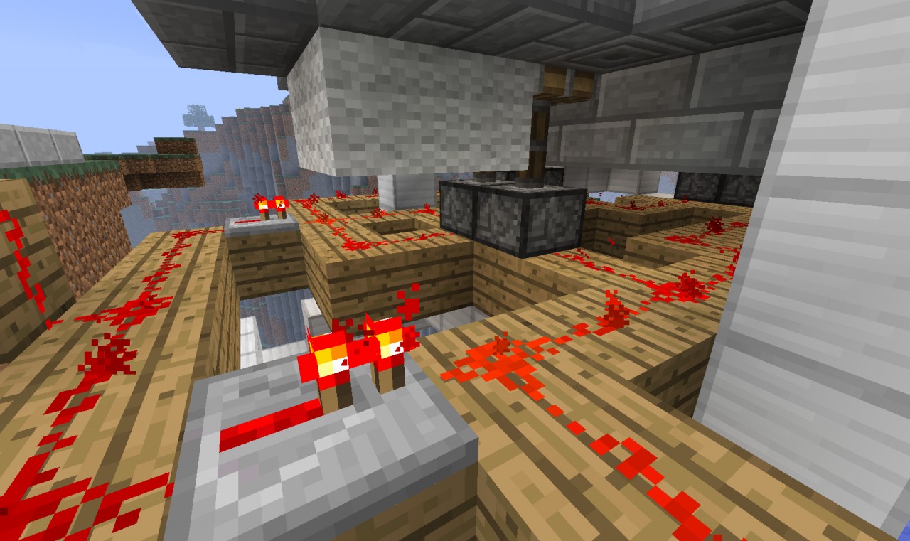 Cliffhanger Arena Minecraft Map