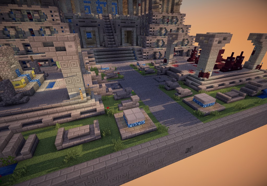 Floating Aztec Temple (medium) Minecraft Map