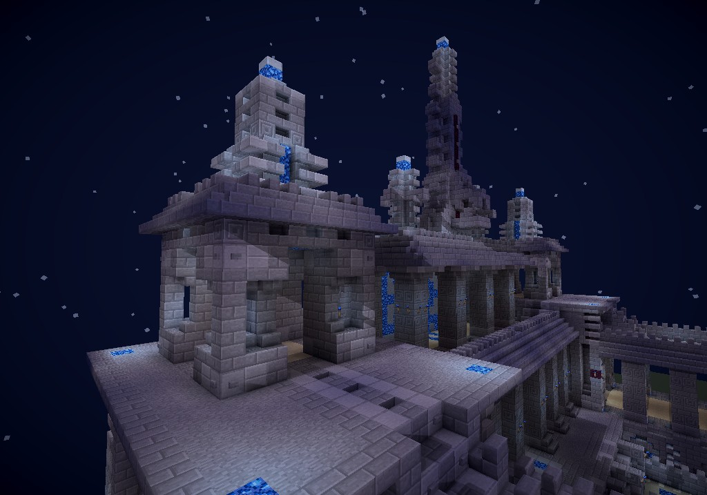 Floating Aztec Temple (medium) Minecraft Map