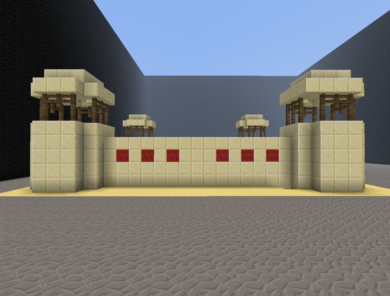 Mini Sand fort. Minecraft Map