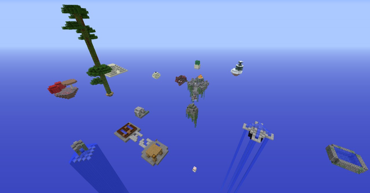 SkyLands survival 1.3 Minecraft Map