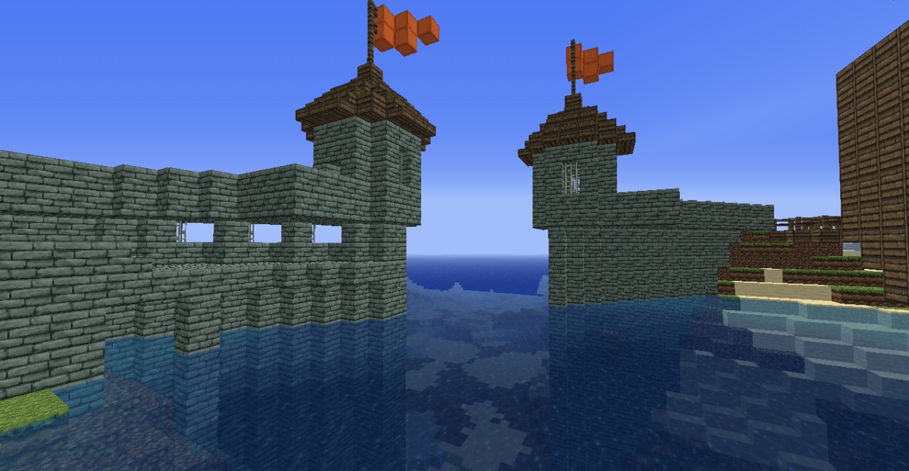Medieval Docks (with ship) Minecraft Map