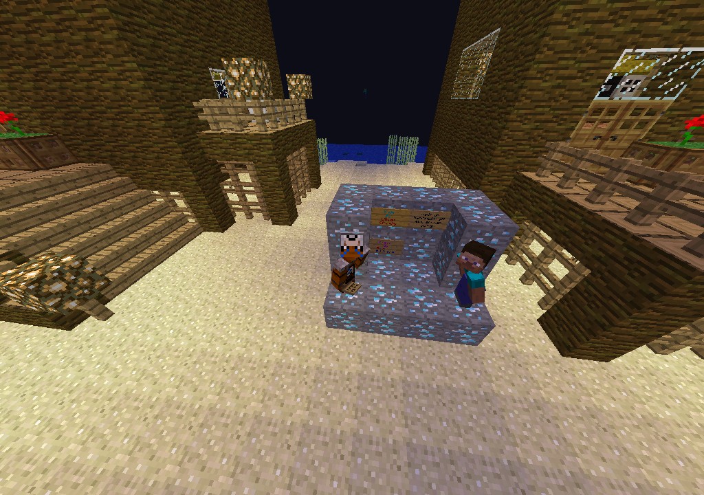 tropical beach Minecraft Map