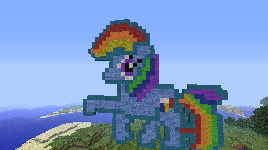 [Failed] Rainbow Dash Minecraft Map