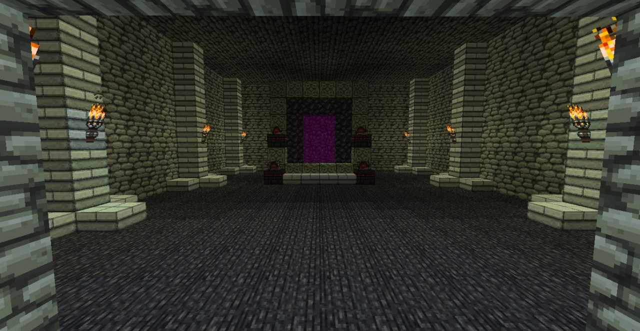 Portal Room With enchanters Minecraft Map