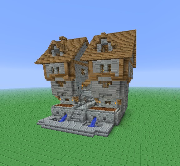 Medieval Dual Towers Minecraft Map