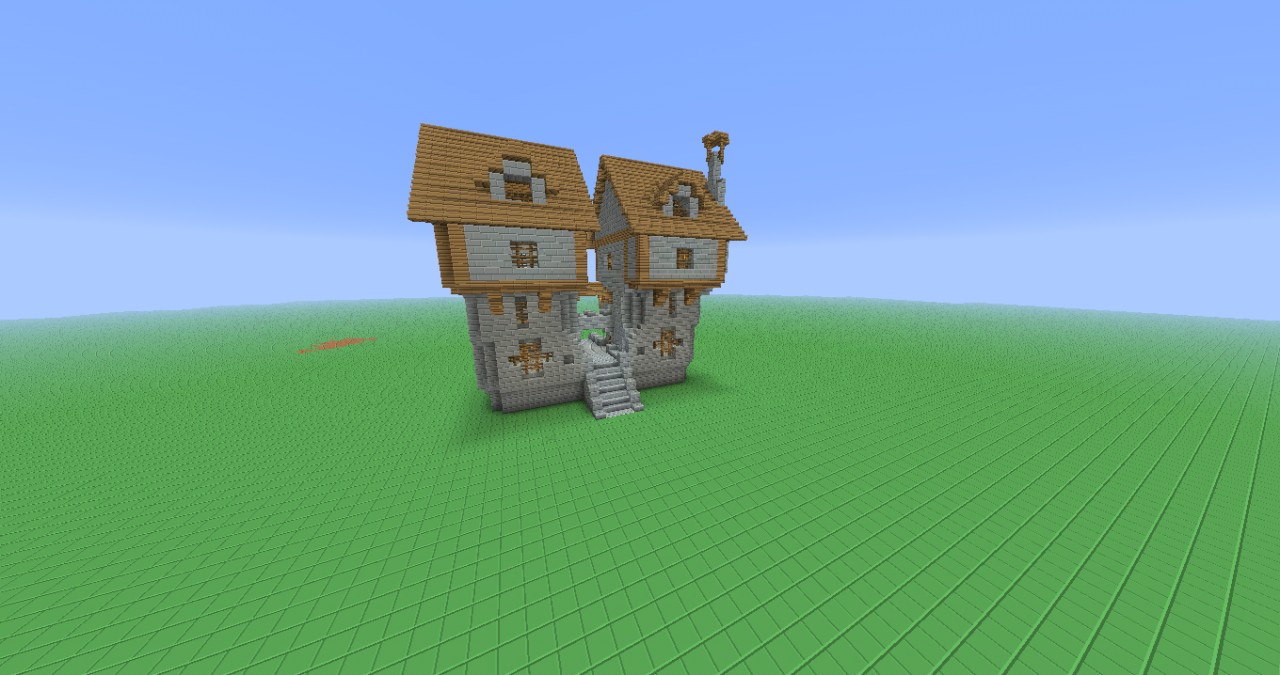 Medieval Dual Towers Minecraft Map