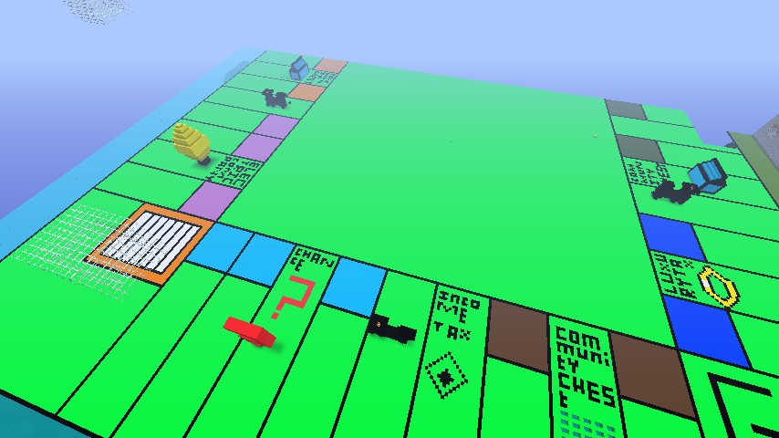 Monopoly Board! Minecraft Map