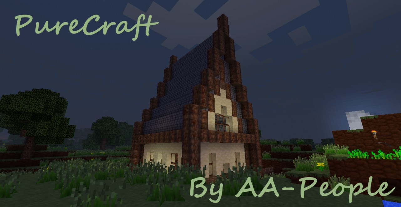 PureCraft [HD] [32x] [v1.3.1] [AA-people] Minecraft Texture Pack
