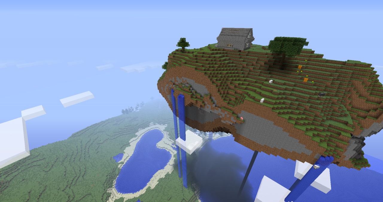 Flying Island by HTKAZ Minecraft Map