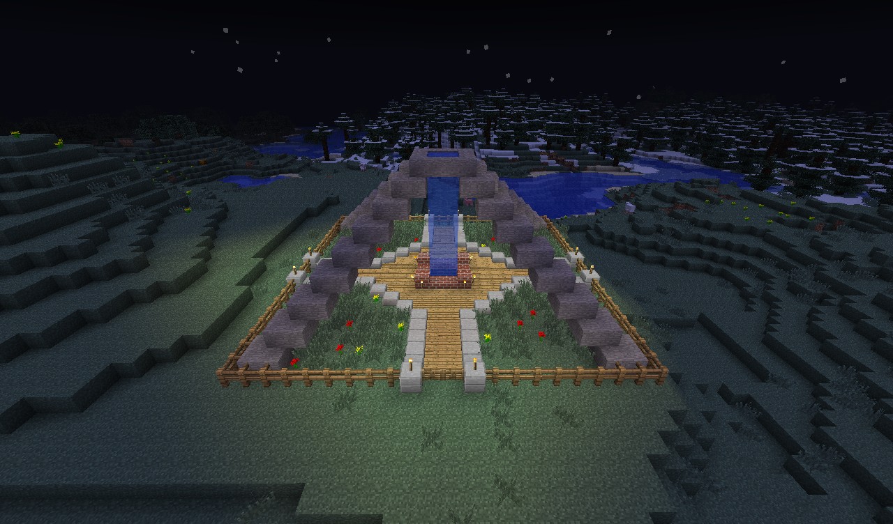 Pyramid Courtyard Minecraft Map