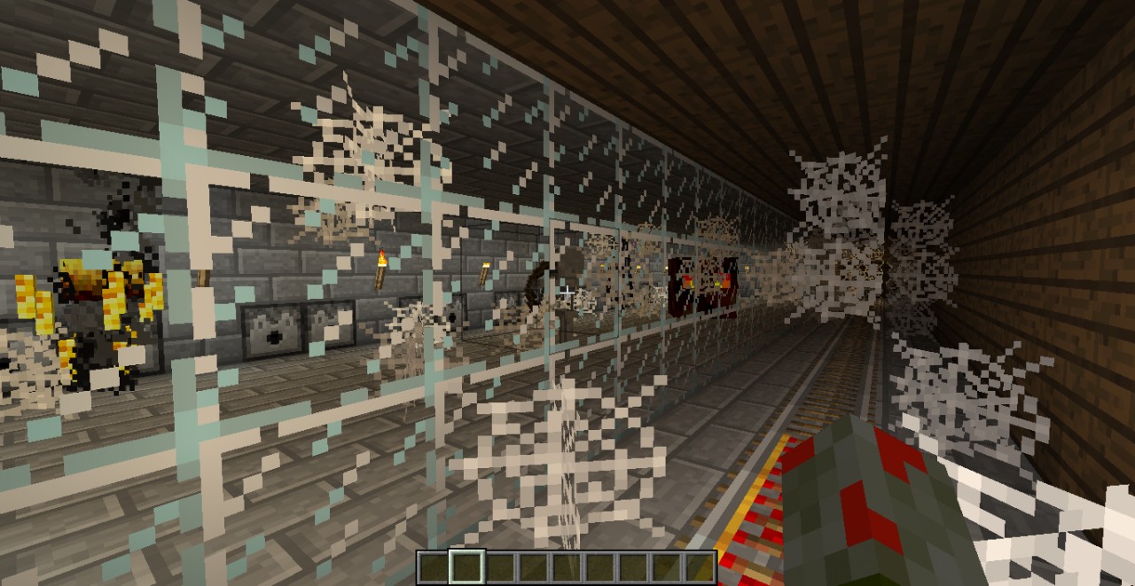 spoky roller coaster Minecraft Map