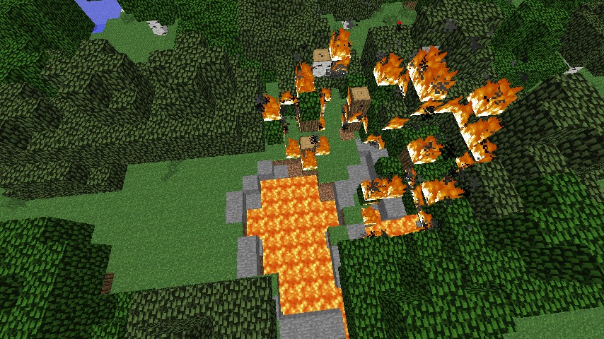 Forest fire Seed!?! Minecraft Map