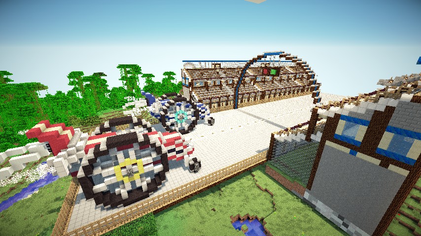 Race Cars! 40 Subscribers Special! || +Schematic Minecraft Map