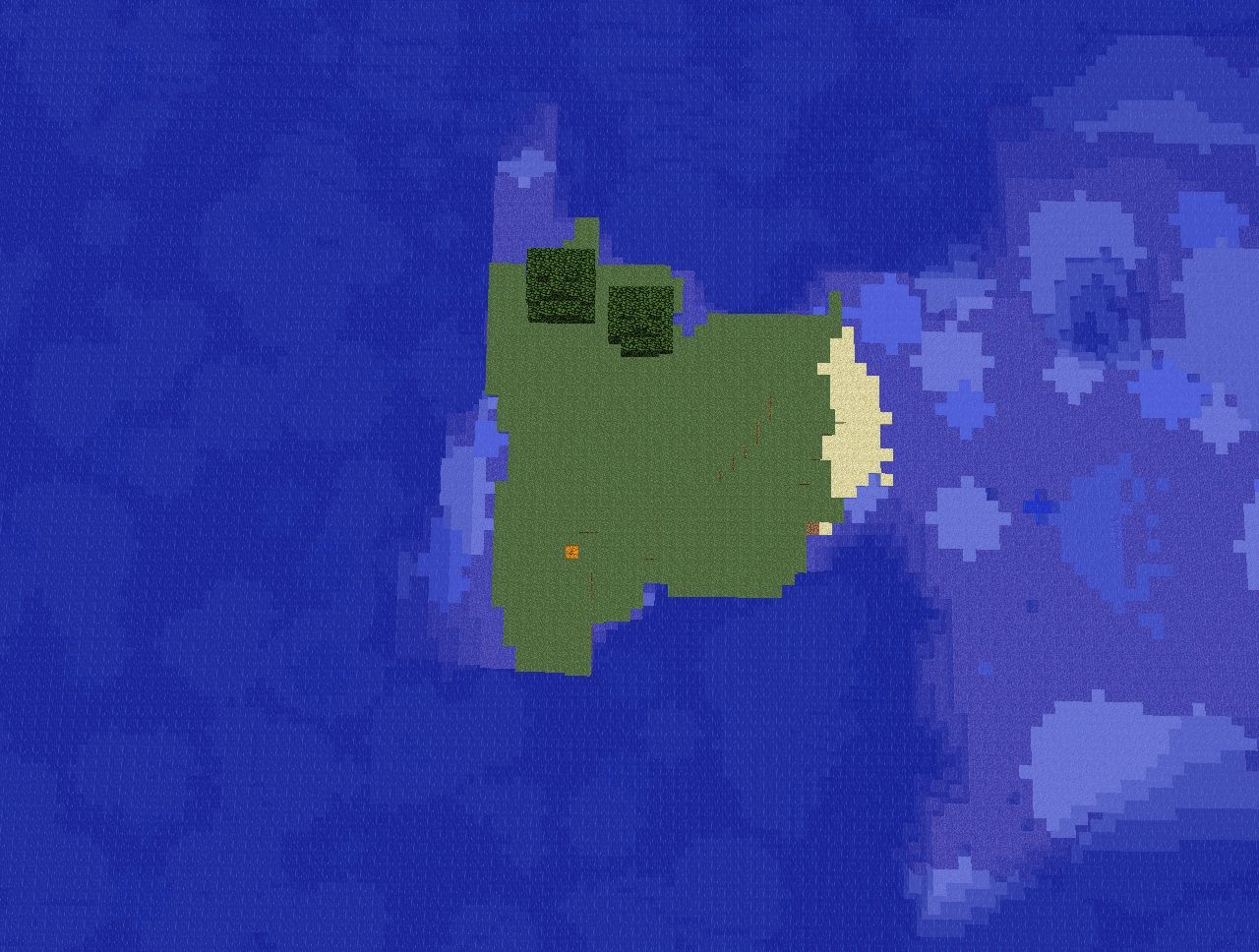 The island Minecraft Map