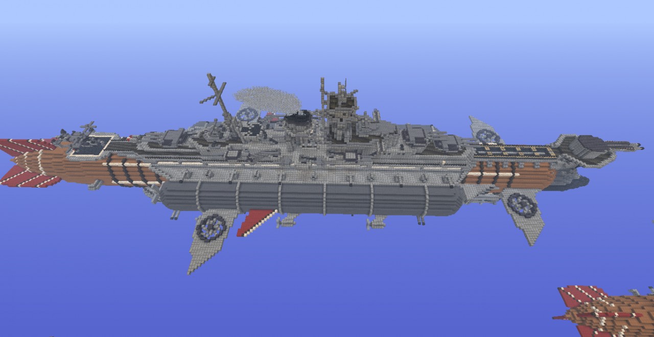 Avenger class Battleship Minecraft Map