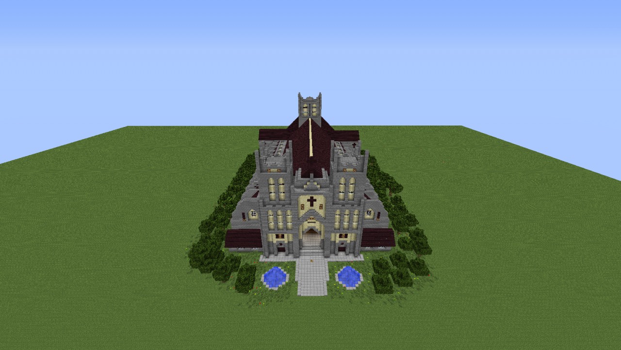 Minecraft Massive Cathedral W/Download 35,000 Blocks!!! Minecraft Map