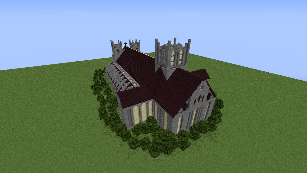 Minecraft Massive Cathedral W/Download 35,000 Blocks!!! Minecraft Map